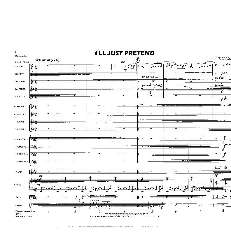 I'll Just Pretend Sheet Music by Les Aldrich (SKU: 031-2474-00 ... I'll Just Pretend Sheet Music by Les Aldrich (SKU: 031-2474-00 ...
